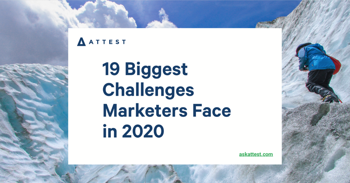 The 19 Biggest Marketing Challenges Brands Face in 2020 | Attest