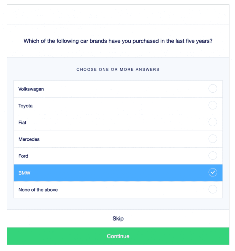 Nominal vs ordinal survey questions: differences and examples